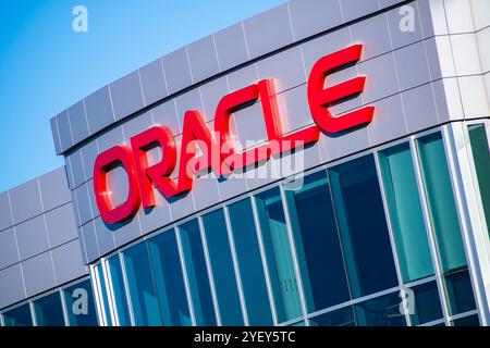 A view of an American multinational technology company Apple logo Stock ...