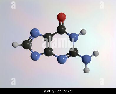 DNA molecules, computer illustration. Three models representing the ...