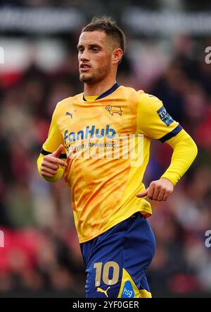 Derby County's Jerry Yates,during the Sky Bet Championship match at ...