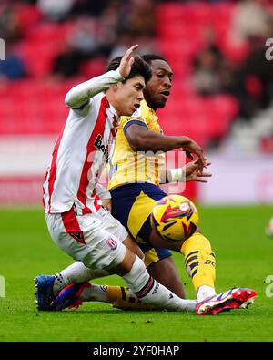 Stoke City's Tatsuki Seko during the Sky Bet Championship match at the ...