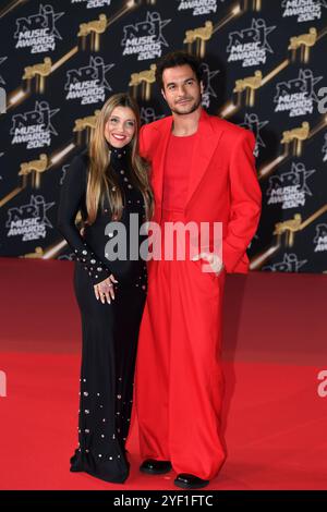 Amir, wife Lital Haddad attends the 26th NRJ Music Awards 2024 Red ...