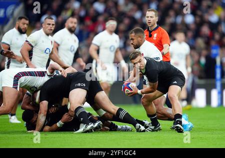 New Zealand's Cortez Ratima during the team run at Scottish Gas ...