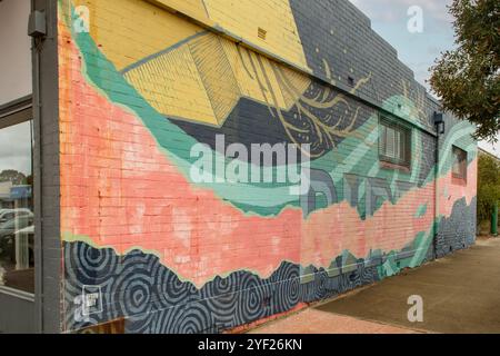 Street Art by Andrew Frazer, Collie, Western Australia, Australia Stock ...