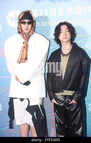 TAIPEI, CHINA - , NOVEMBER 2, 2024 - Singers attend the 15th Golden ...