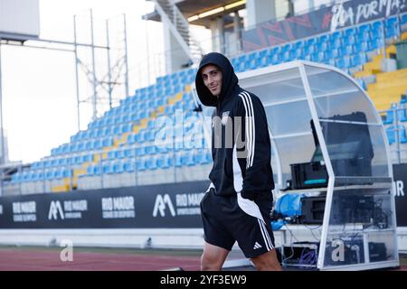 Leonardo Lelo seen in action during Liga Portugal game between teams of ...