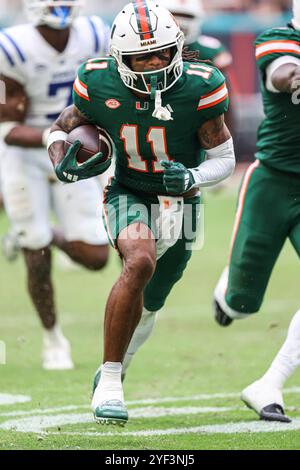 Miami wide receiver Sam Brown Jr. (WO07) poses for a portrait at the ...