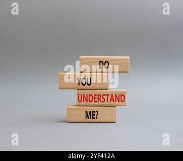 Do you understand me symbol. Concept words Do you understand me on ...