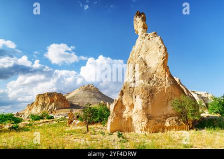 Awesome landscape of Pasabag valley in Cappadocia, Turkey Stock Photo ...