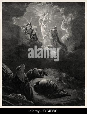 Transfiguration of Christ. Transfiguration of Jesus into a brilliant ...