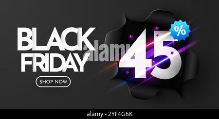 Black Friday Banner ad for your business Event, good for print Stock ...
