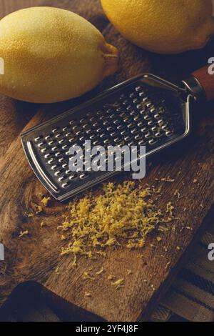 Orange peels on a chopping board. Soft light from two lamps Stock Photo ...