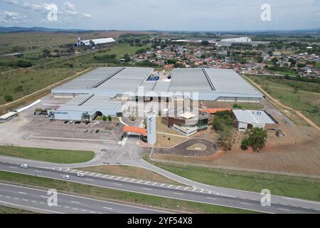 Taubate, SP, Brazil - November 3, 2024: Outdoor view of the Embraer EVE ...