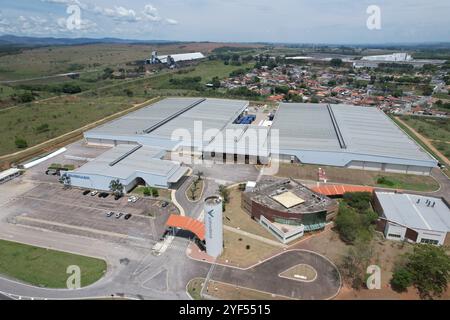 Taubate, SP, Brazil - November 3, 2024: Outdoor view of the Embraer EVE ...