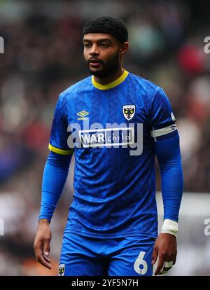 AFC Wimbledon's Ryan Johnson during the Sky Bet League One match at ...