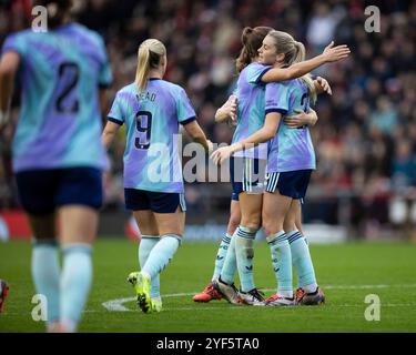 Alessia Russo of Arsenal Women celebrates scoring Arsenal's second goal ...