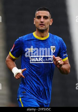 AFC Wimbledon's Omar Bugiel during the Sky Bet League Two match at the ...