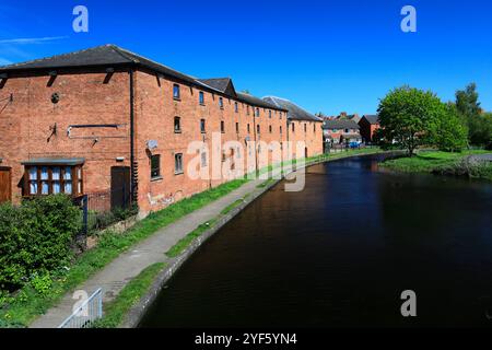 The Grove Mill on the Chesterfield canal, Retford town, Nottinghamshire ...
