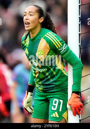 Manchester United goalkeeper Phallon Tullis-Joyce during the Barclays ...