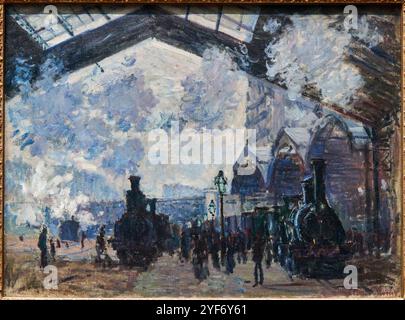The Gare St-Lazare, 1877, Claude Monet (1840-1926), The National ...