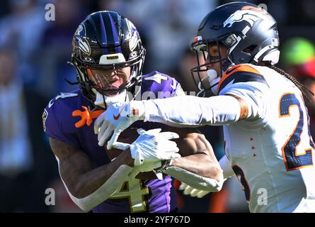 Denver Broncos safety Devon Key (26) runs a play against the Kansas ...
