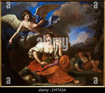 National Gallery UK – Guercino - The Angel appears to Hagar and Ishmael ...
