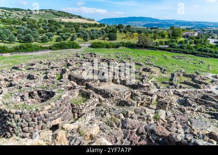 Su Nuraxi di Barumini, UNESCO World Heritage Site, Sardinia Stock Photo ...