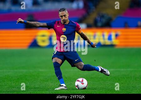 Raphina (FC Barcelona) in action during La Liga football match between ...