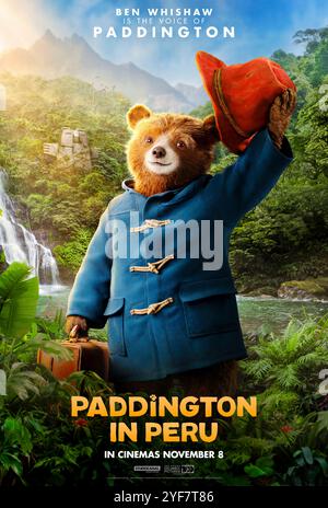 Paddington in Peru (2024) directed by Dougal Wilson and starring Emily Mortimer as Mrs Brown ...