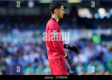 Napoli, Italy, 1 November,2025 Alex Valle of Como 1907 look on during ...