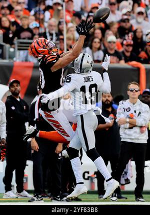 Cincinnati Bengals wide receiver Andrei Iosivas (80) stretches during ...