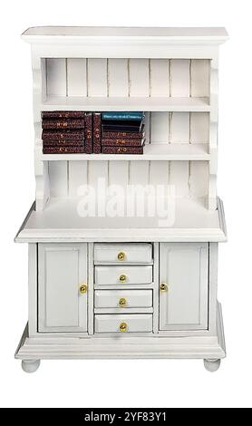 Wooden bookcase cabinet to store books or knick knacks Stock Photo - Alamy