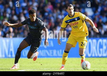David Neres of SSC Napoli in action during the Seie A Enelive match ...