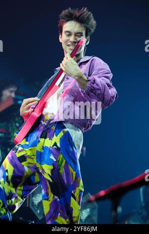 the english singer Jacob Collier during the performance at the WiZink ...
