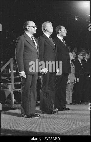 US President Jimmy Carter, Menahem Begin and Anwar Sadat - The Camp ...