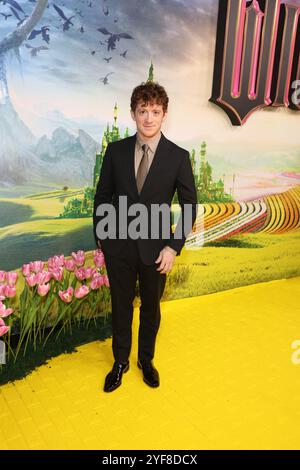 Ethan Slater attends the premiere of "Wicked: For Good" at Lincoln ...