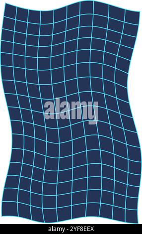Cyber Tech 3d Mesh Wave Stock Vector Image & Art - Alamy