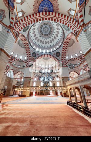 Awesome interior of the Sehzade Mosque in Istanbul, Turkey Stock Photo ...
