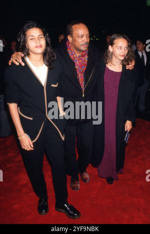 Quincy Jones and daughters Kidada Jones and Rashida Jones Circa 1980's ...