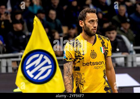 Hakan Calhanoglu of FC Inter in action during the Italian Serie A ...