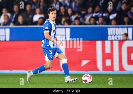 Manu Sanchez of Deportivo Alaves during the La Liga EA Sports, date 20 ...