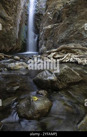 The beautiful waterfalls of Millomeri at Platres village Troodos ...