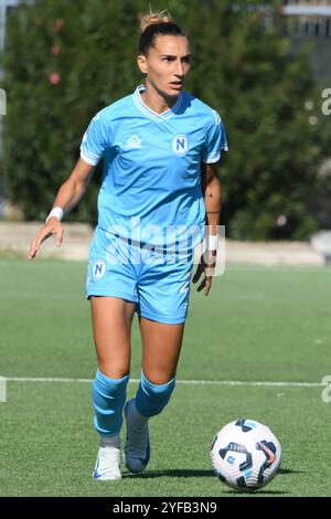 Virginia Di Giammarino of Napoli Femminile is in action during the ...