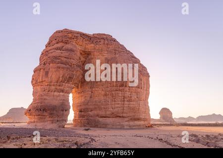 Jabal Al-Fil (Elephant Rock) rock formation near Al Ula, Saudi Arabia ...