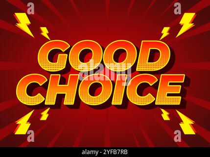 Good choice. Text effect design with bold fonts for social media ...