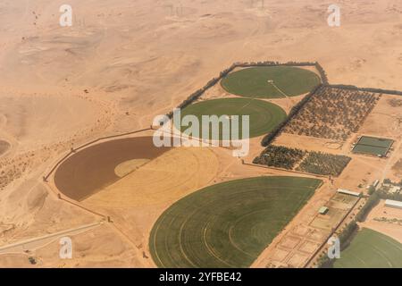 Aerial view of a farm near Riyadh, Saudi Arabia Stock Photo - Alamy