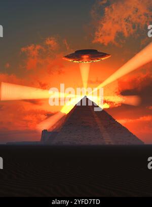 A Pyramid Power Station Stock Photo - Alamy