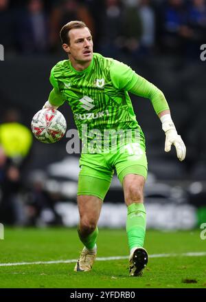 MK Dons Goalkeeper Craig MacGillivray during the Sky Bet League Two ...