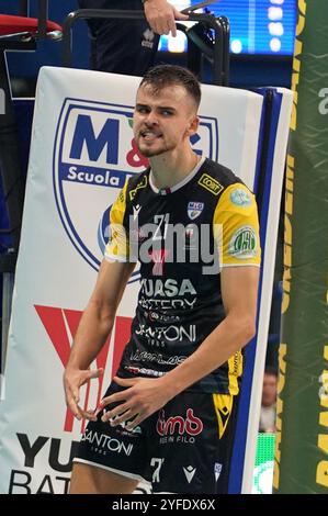 TATAROV Georgi ( Yuasa Battery Grottazzolina ) during the match Sonepar ...