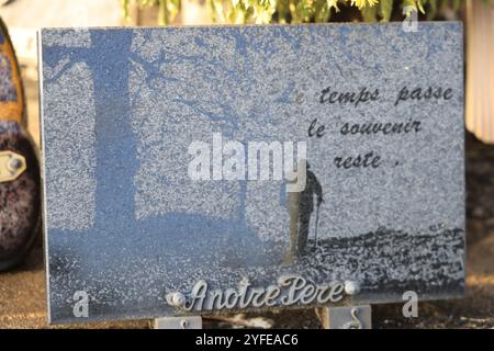 Day and Feast of the Dead in acountry cemetery. Cemetery, tomb, vault ...
