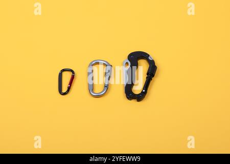 Different Types of Metal Carabiners for Climbing and Outdoor Activities ...